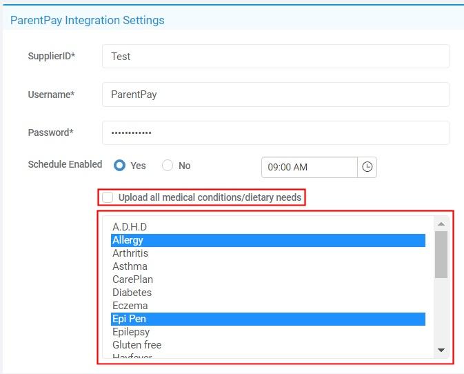 Setup - ParentPay Integration - Bromcom