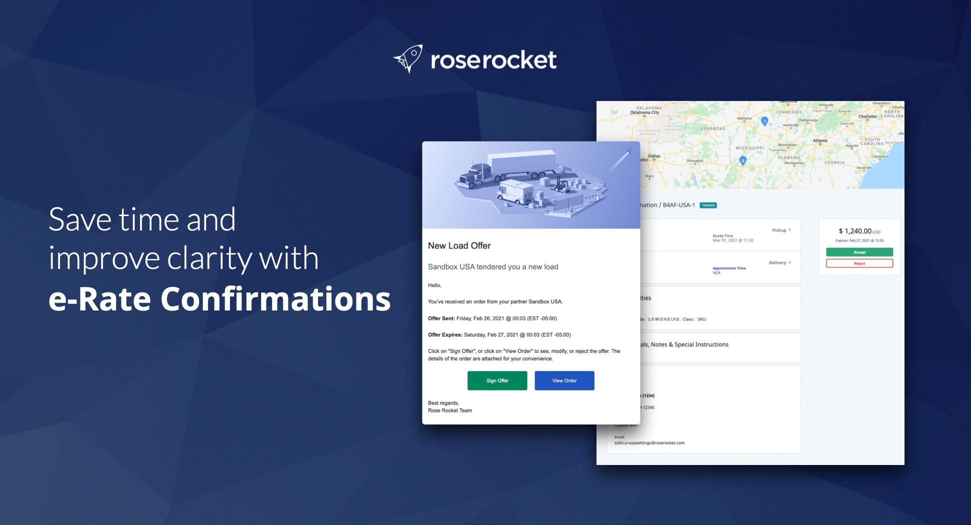 e-Rate Confirmations: Automated Rate Process - Rose Rocket