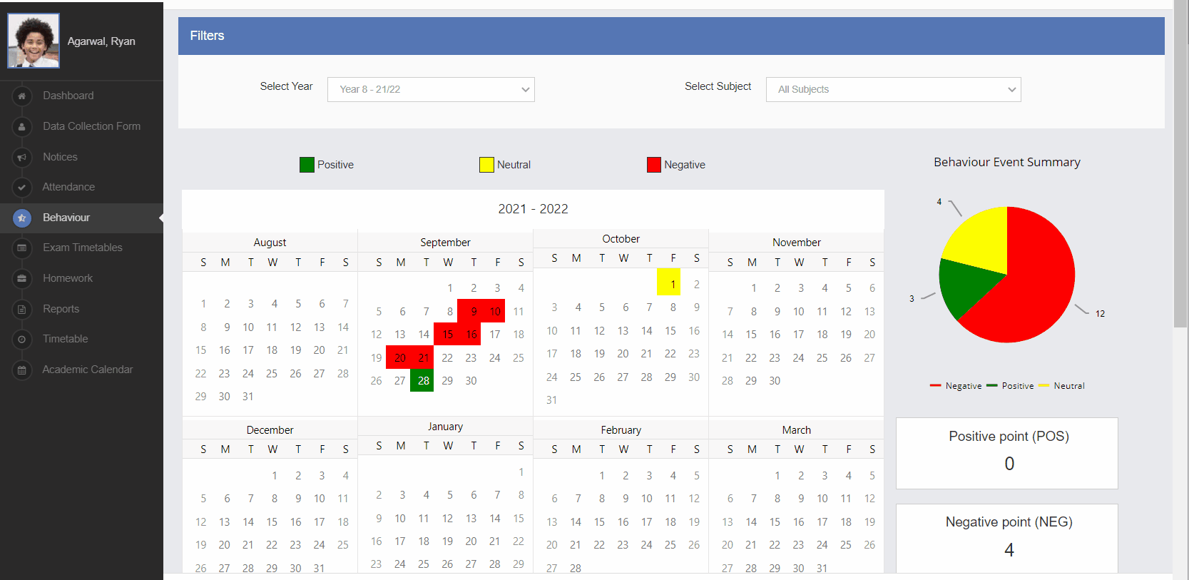 MCAS - Behaviour Actions - Bromcom