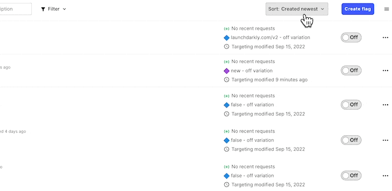 🔍 Identify recently-updated flags - LaunchDarkly
