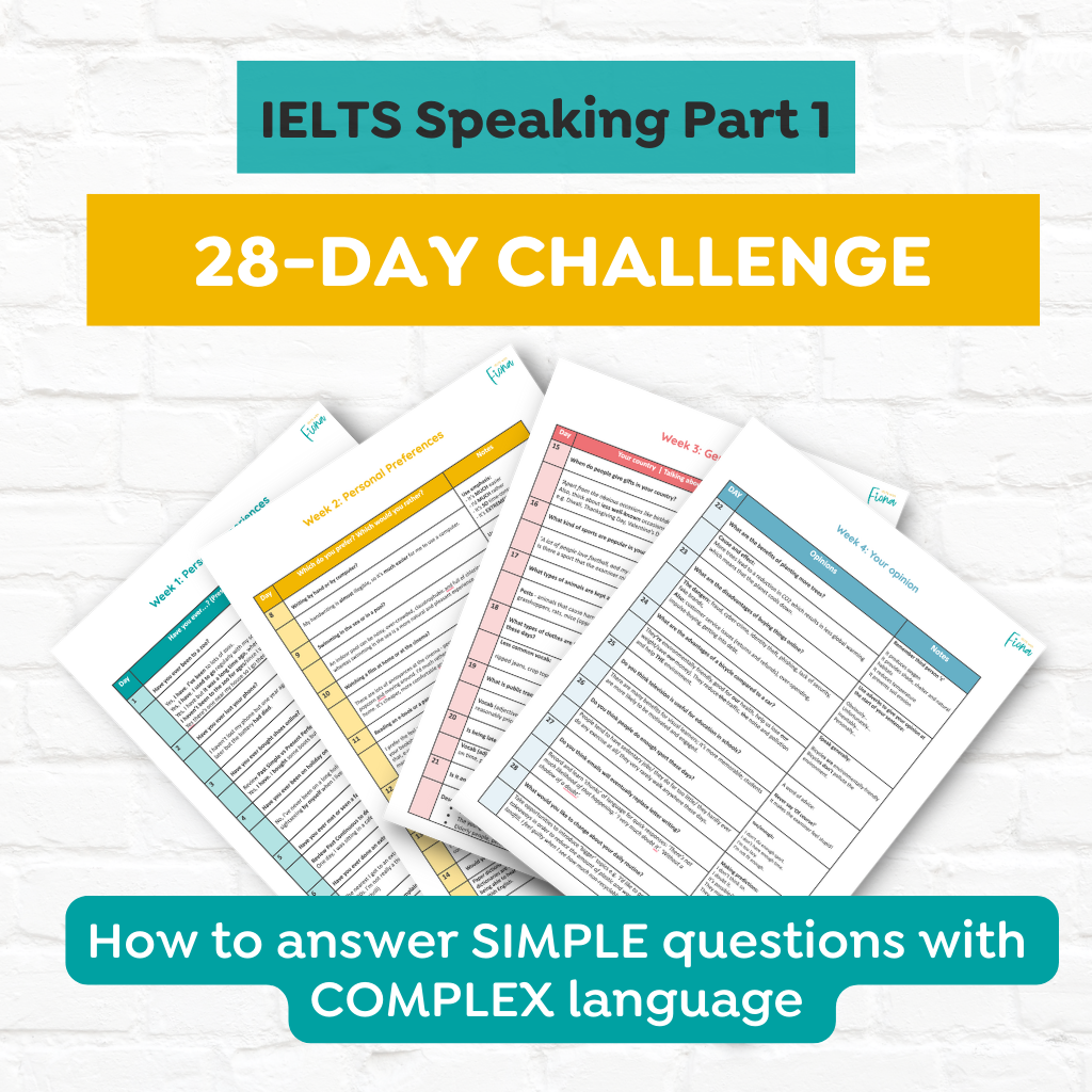 Speaking Part 1: How to answer simple questions with complex language ...