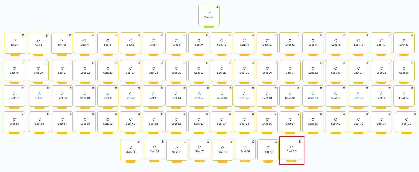 Attendance - Seating Plan - Bromcom