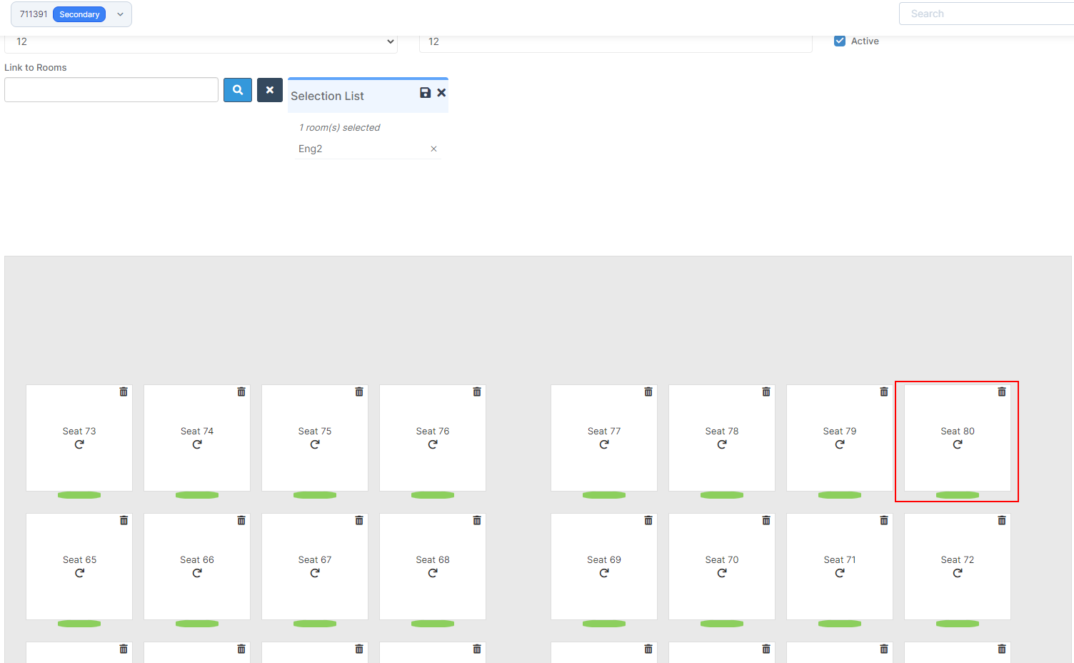 Attendance - Seating Plan - Bromcom