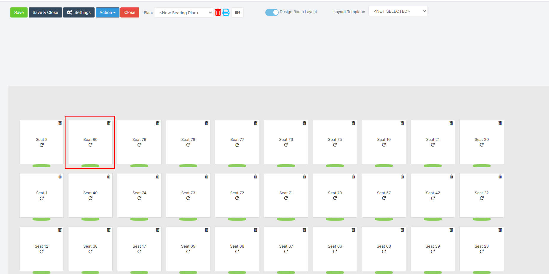 Attendance - Seating Plan - Bromcom
