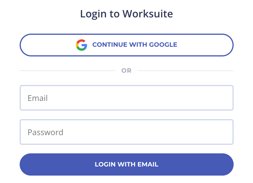 Introducing a new way to sign in: Google OAuth - Worksuite