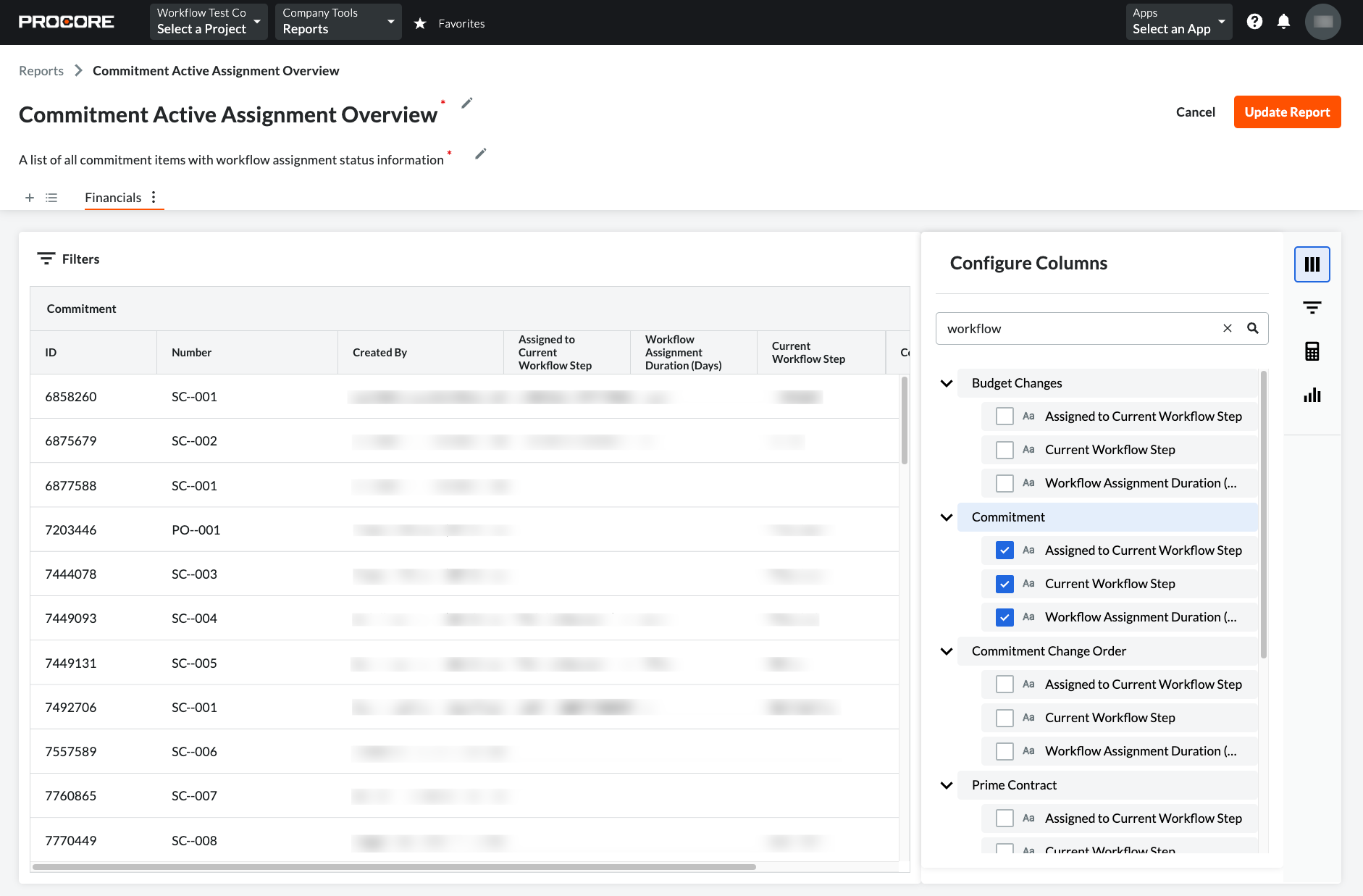 Build Enhanced Reports Using Workflow Assignment Data Within Procores