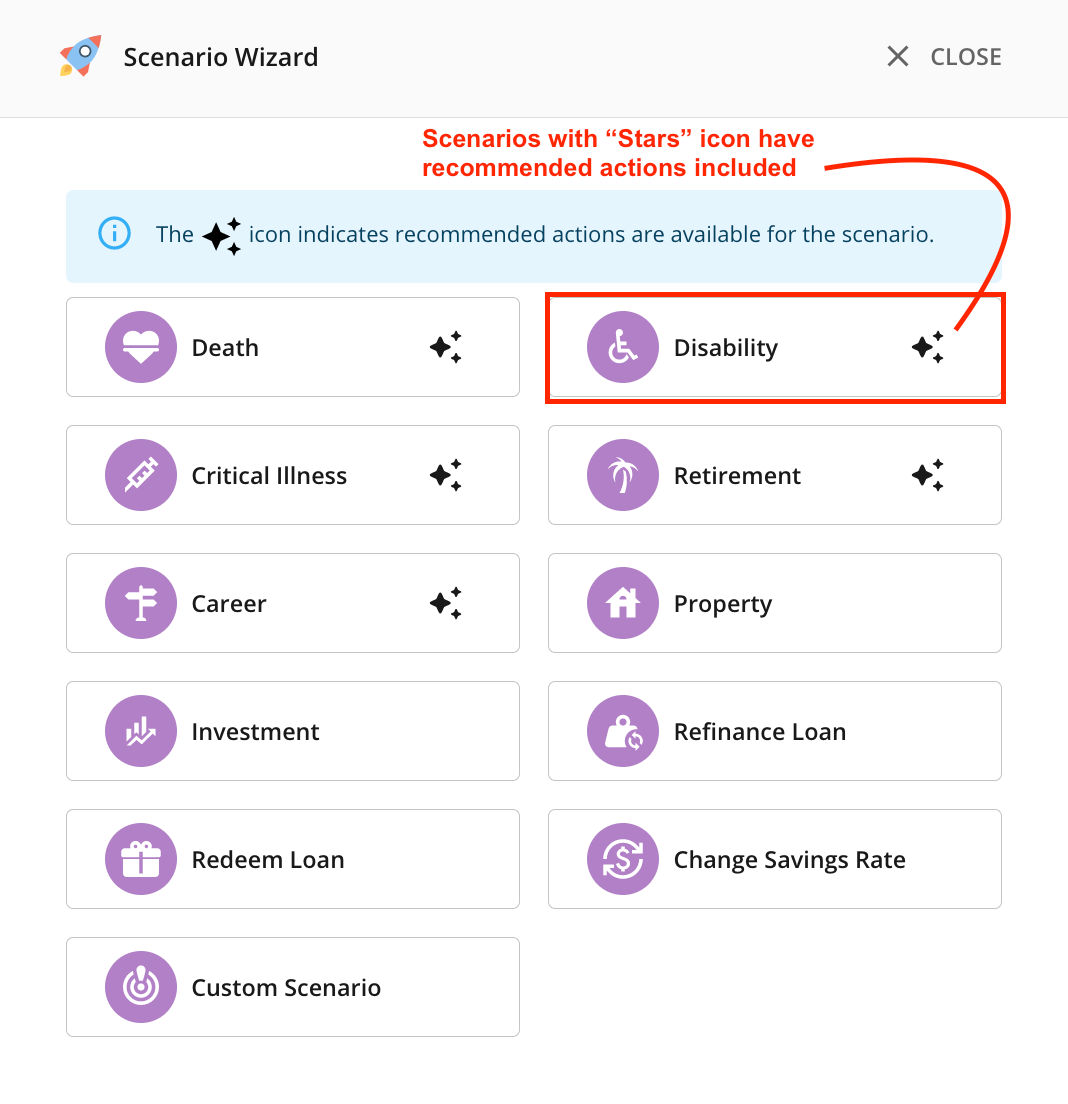 Newly improved Scenario Wizard - GoalsMapper