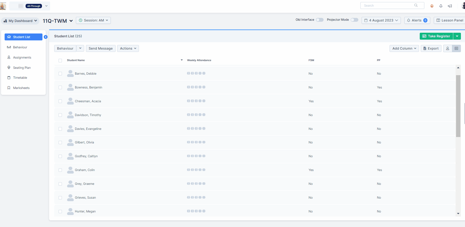 How to record Group Behaviour in the new Teacher Dashboard – Bromcom – Documentation Centre