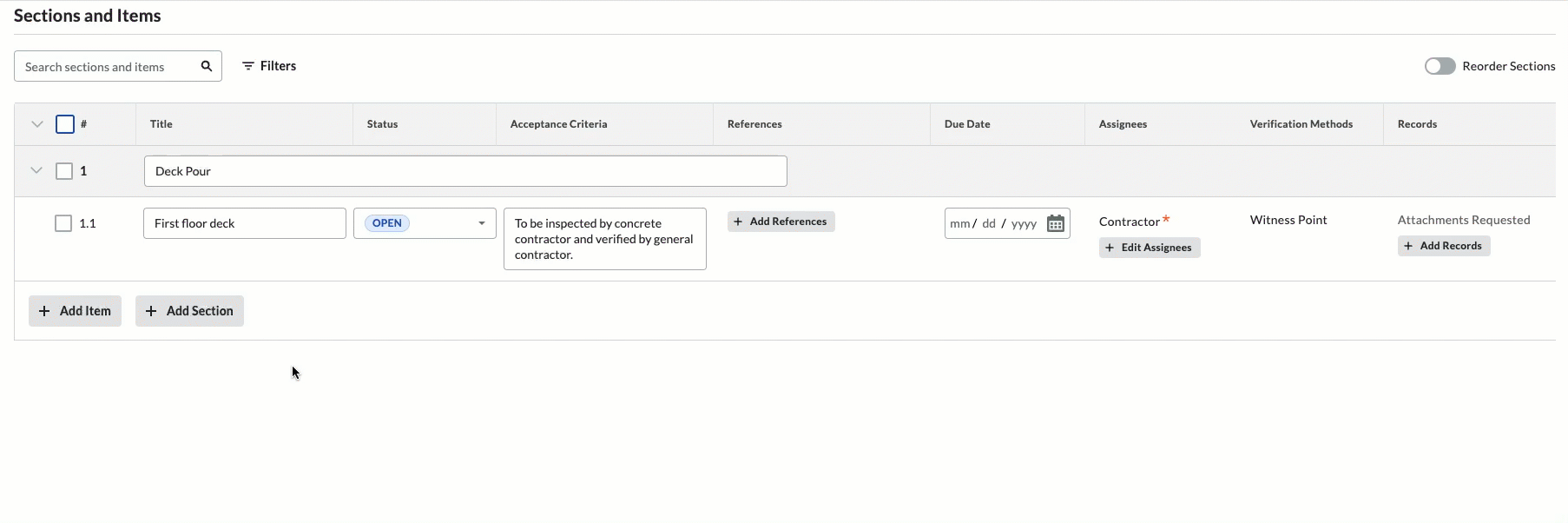 Bulk Edit Items In Action Plans Templates 