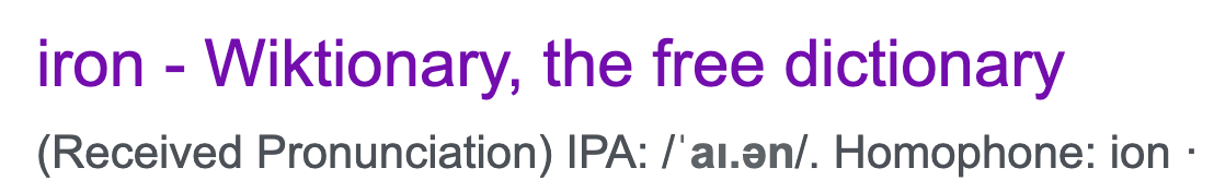 Pronunciation of iron - I run, I earn or ion? - IELTS with Fiona | Beamer
