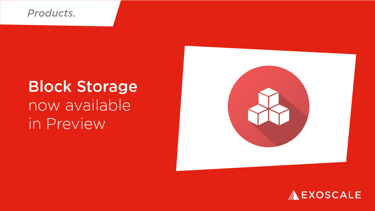 Introducing Block Storage (Preview) - Exoscale