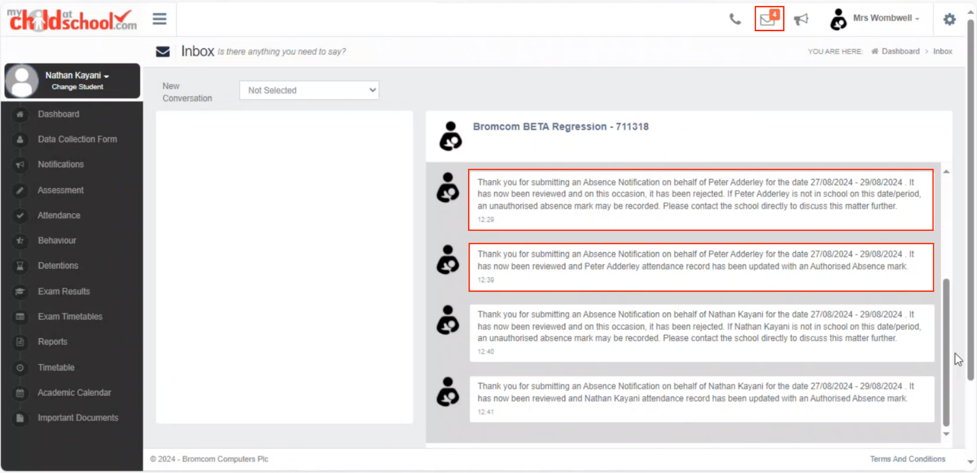 How to manage Absence Notifications from MCAS – Bromcom – Documentation ...