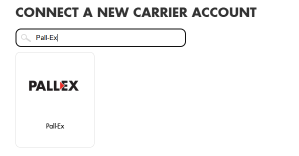 Updated Carrier Integration: Pall-Ex - Shiptheory