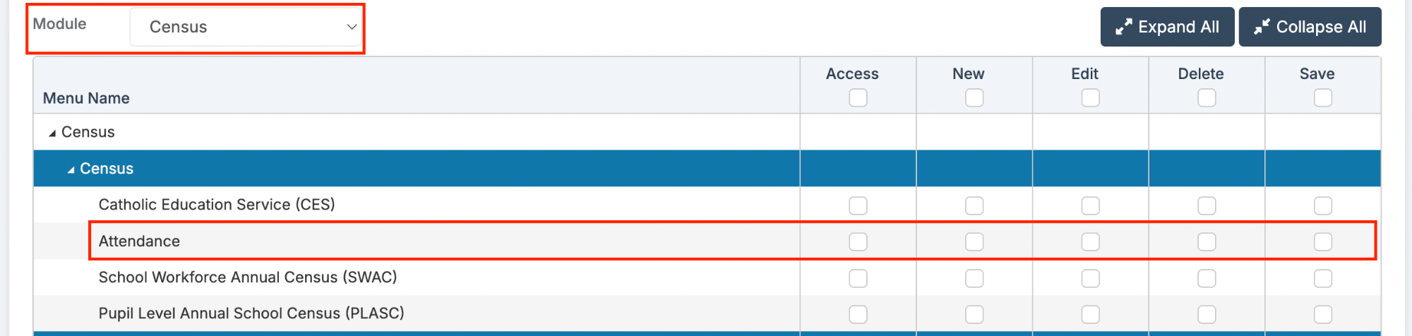 Census - Attendance: View Errors and Summary - Bromcom