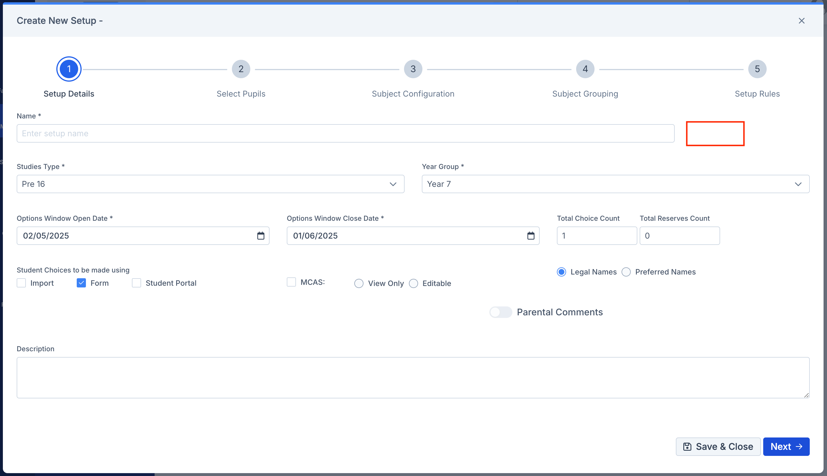 Options - Options Setup: Dry Run Checkbox Update - Bromcom
