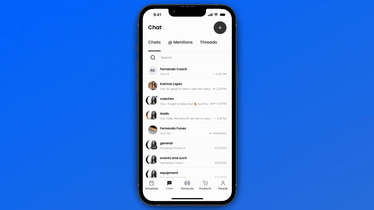 Staff App Chat Just got a Major Upgrade - PushPress