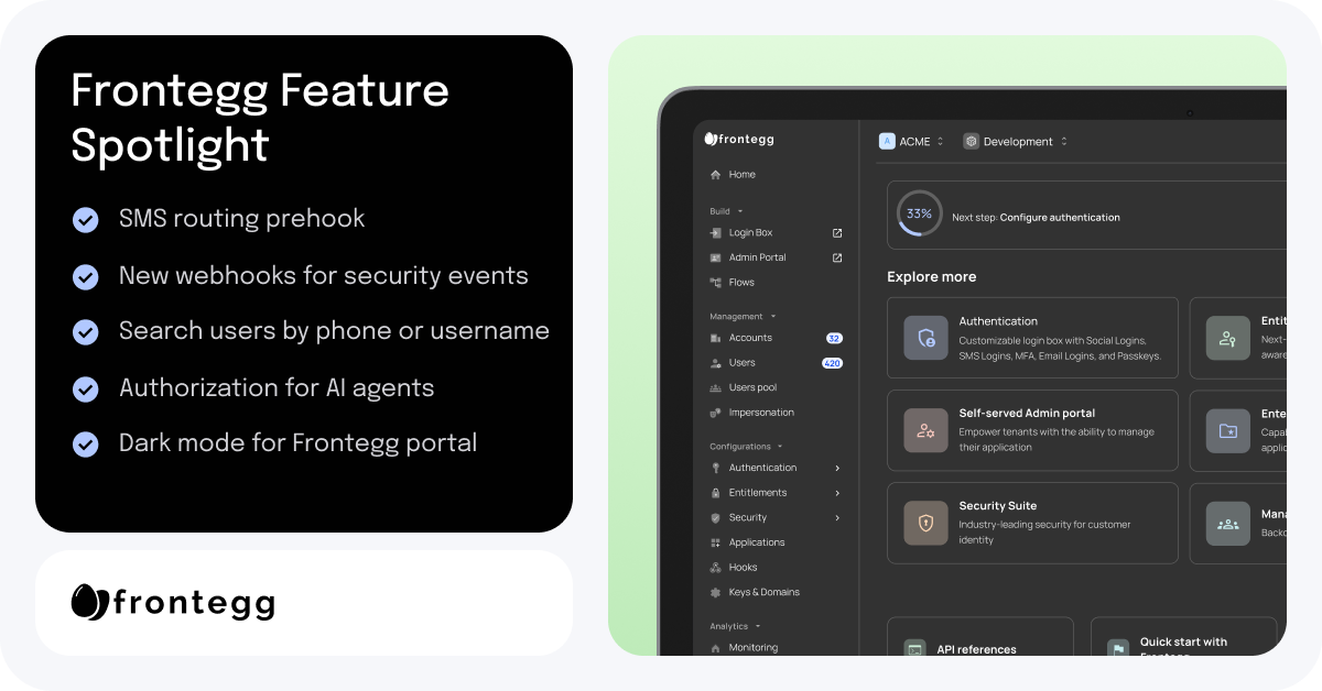June 2025 Updates - Frontegg Product Updates