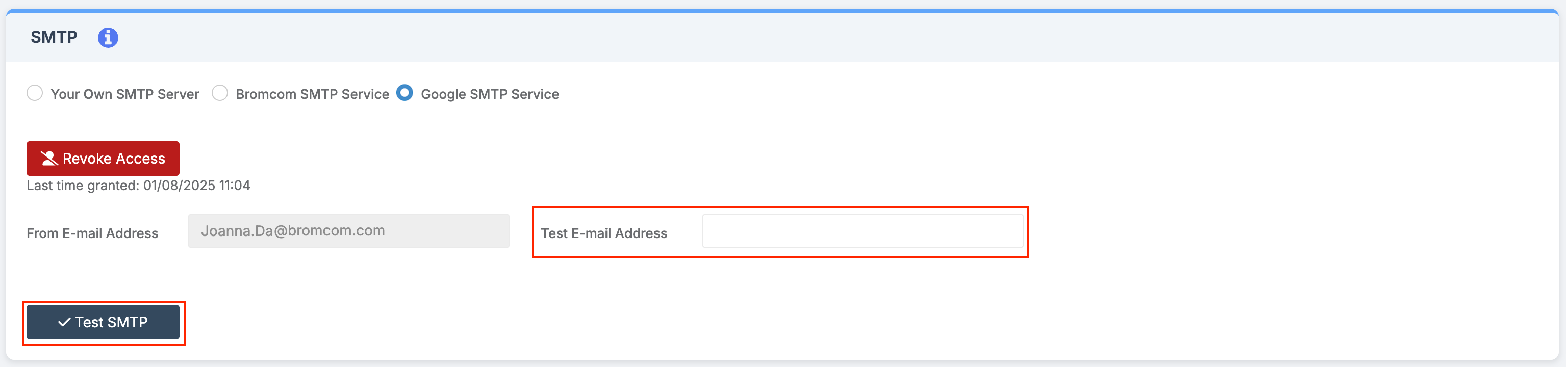 Setup - Google SMTP: Upcoming Changes to Email Integration – Action ...