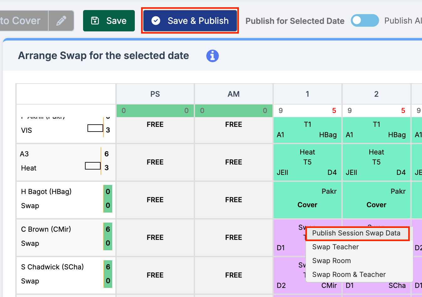 Cover - New Swap Page - Bromcom