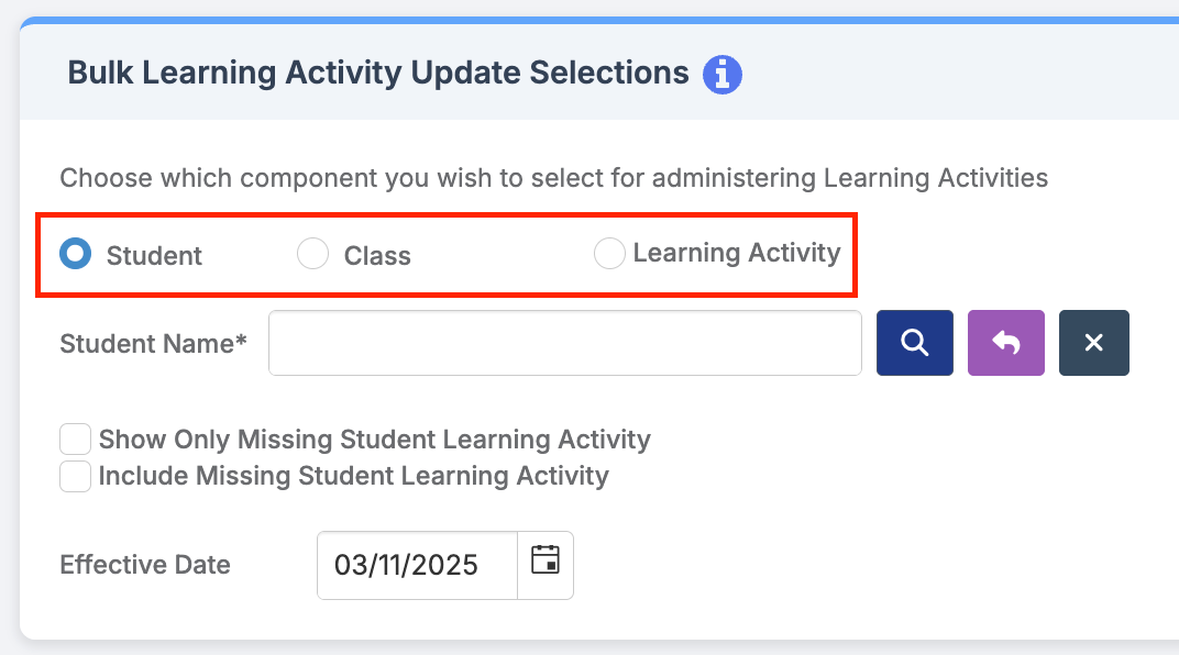 Administration - Two-Year Learning Activities Enhancements - Bromcom