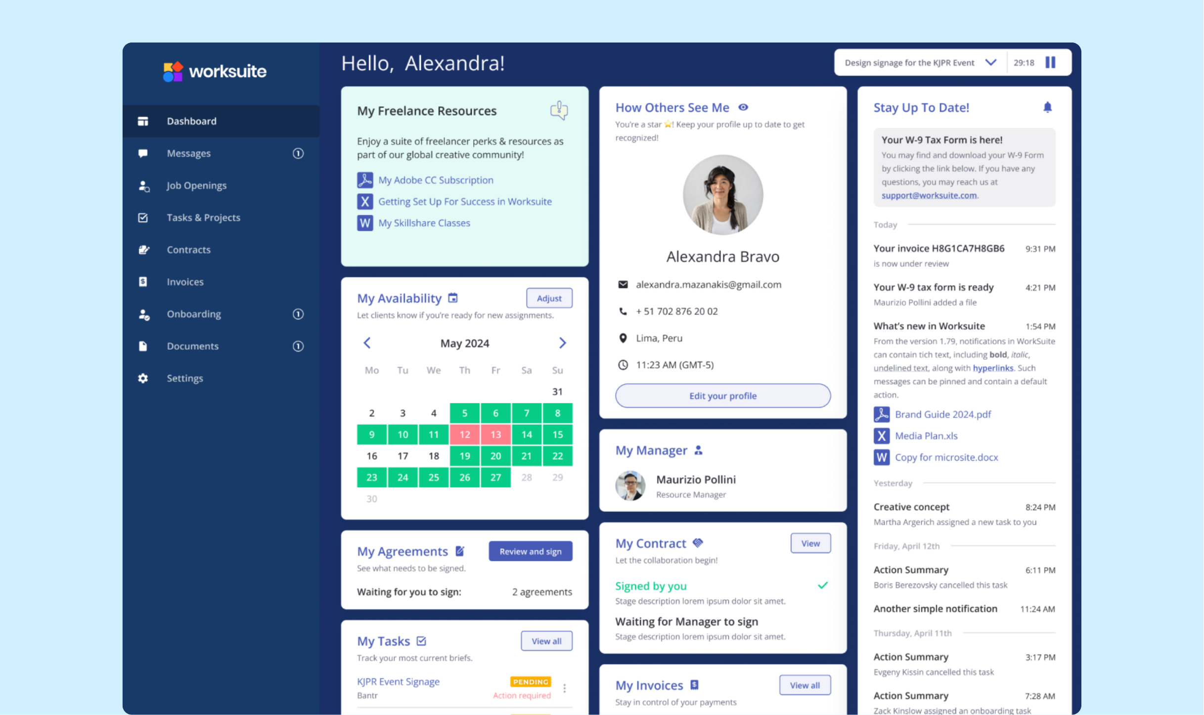 Now Available: New Partner Dashboard - Worksuite