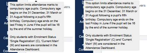 Attendance Dashboard: Visual Enhancements and Option to Include or ...