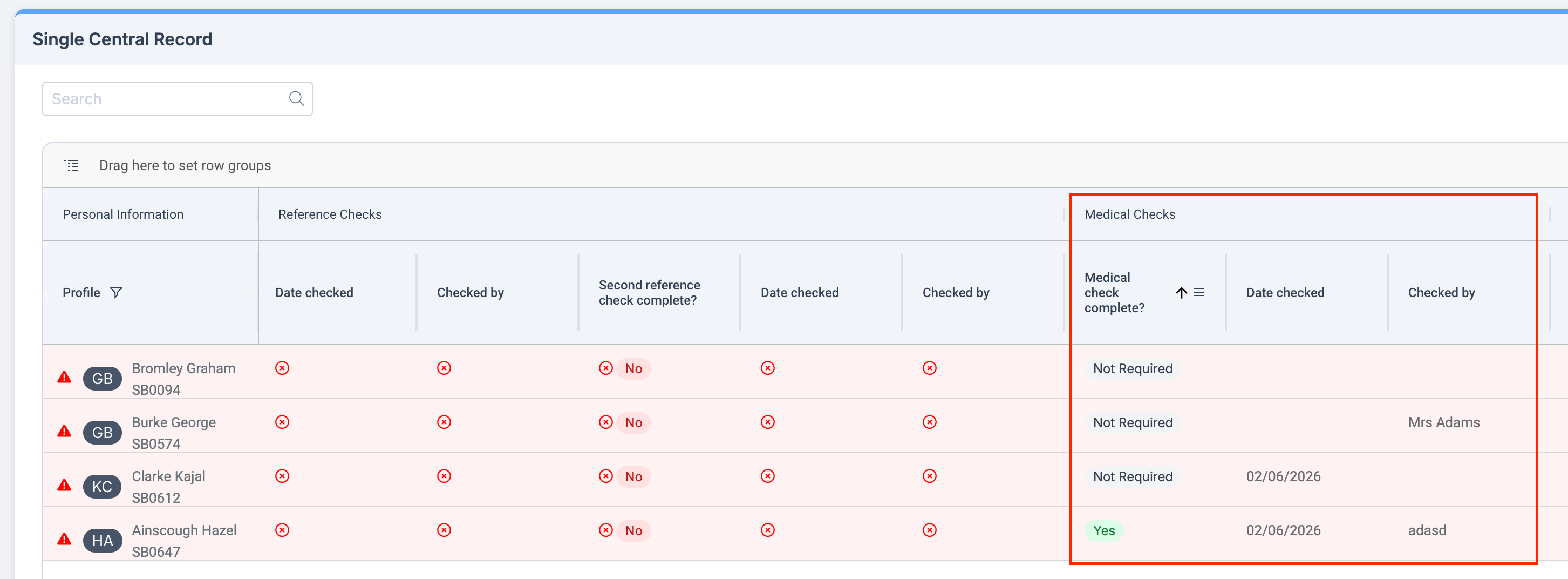 (PREVIEW) Administration - SCR Management: Optional fields - Bromcom