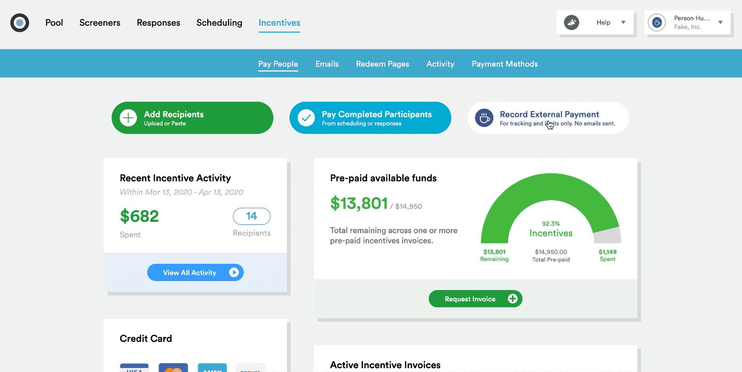 Track External Payments & Responsive Pay Flow - Ethnio | Beamer