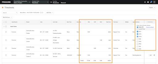 Easily Review and Split Timesheets to Time Types